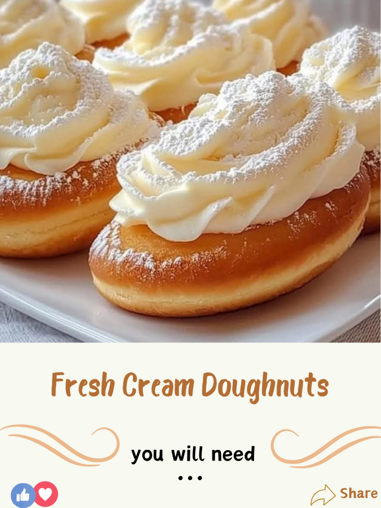 Fresh Cream Doughnuts – Eva Cook