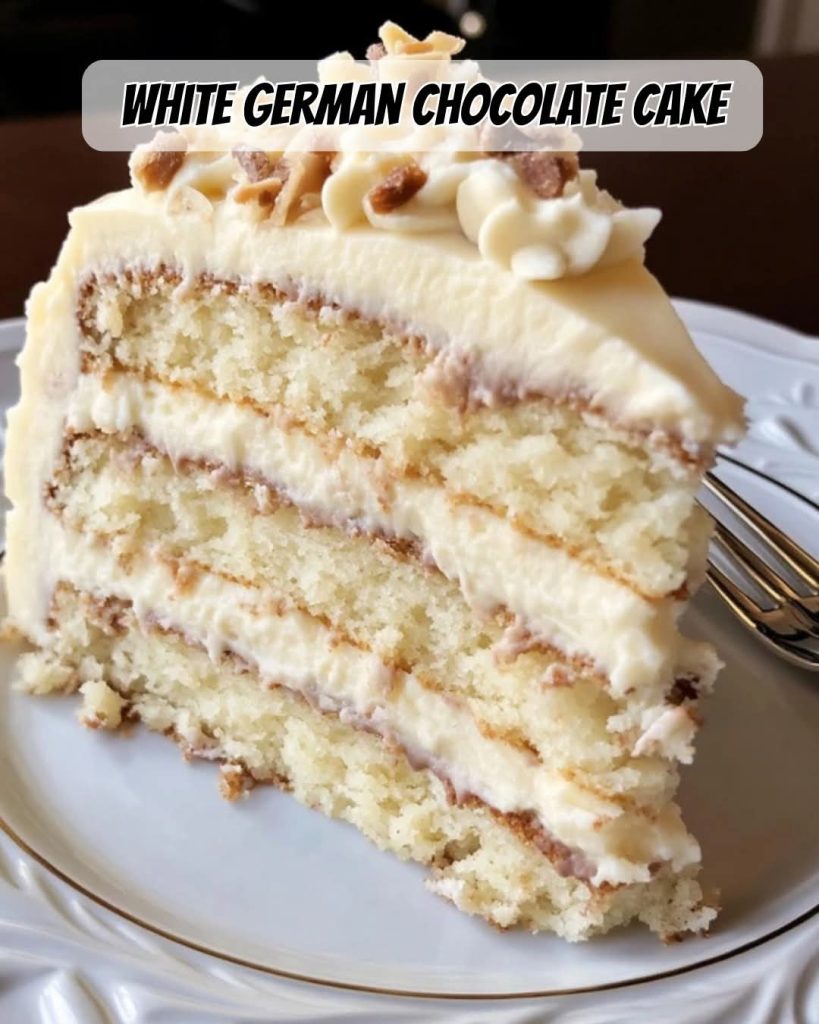 White German Chocolate Cake – Eva Cook