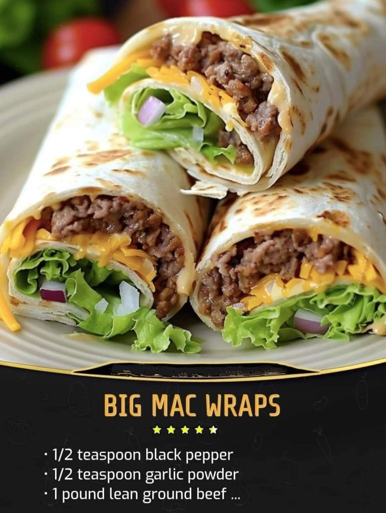 Big Mac Wraps – Eva Cook